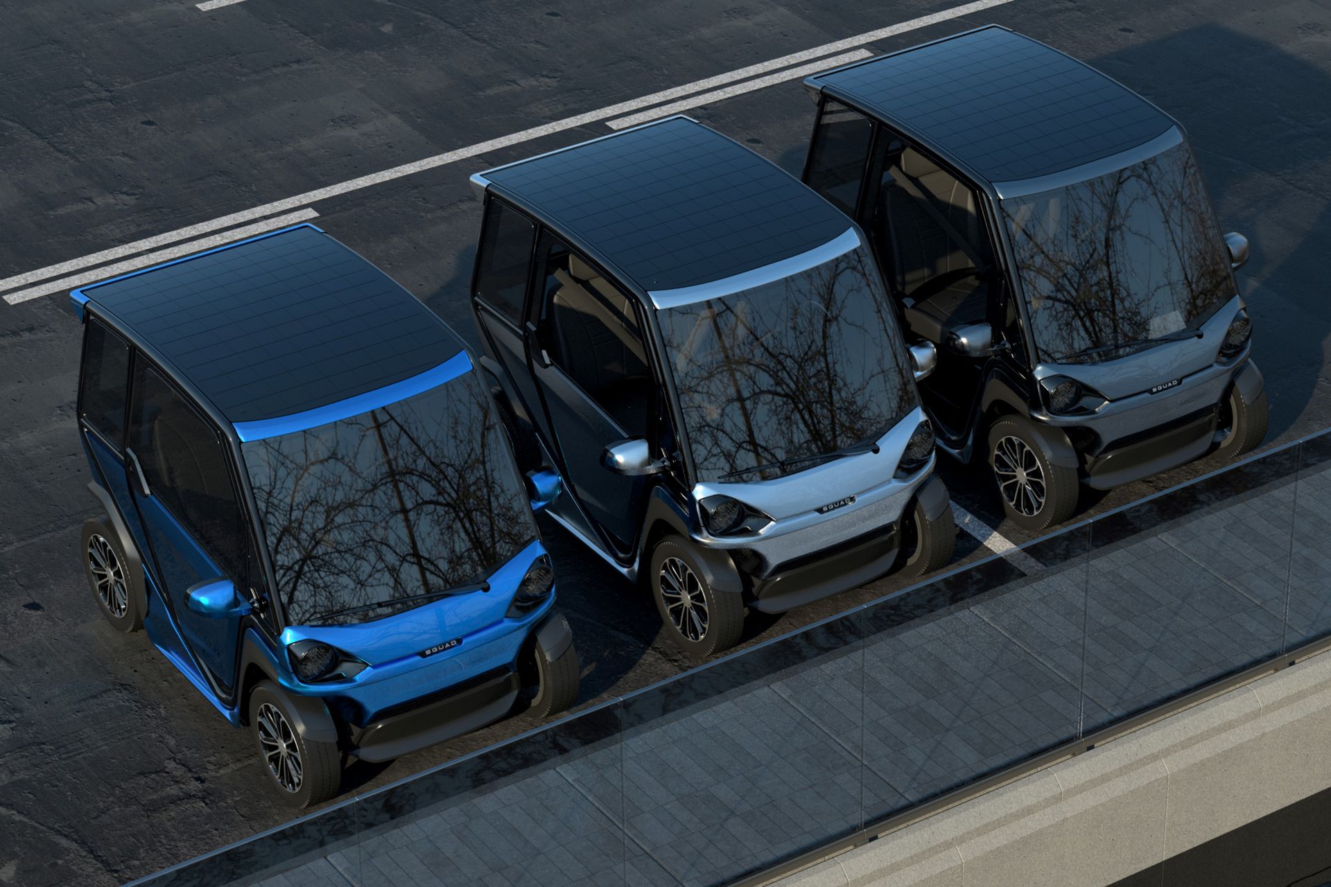 Solar Car City Car for daily Urban Mobility