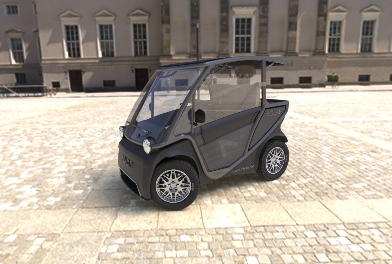 Solar Car City Car for daily Urban Mobility